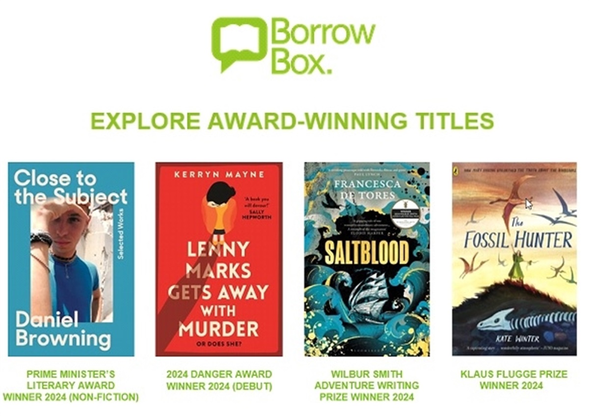 Explore award-winning titles on BorrowBox