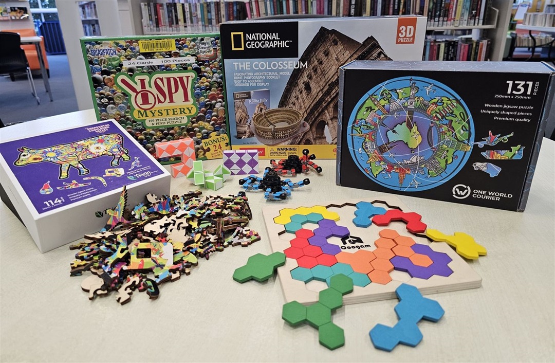 Enjoy puzzling with help from the Library of Things
