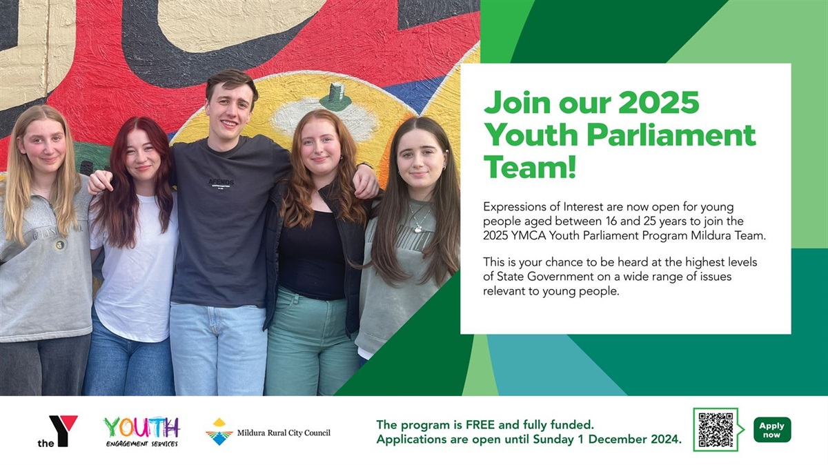 EOIs open to join the 2025 Youth Parliament team