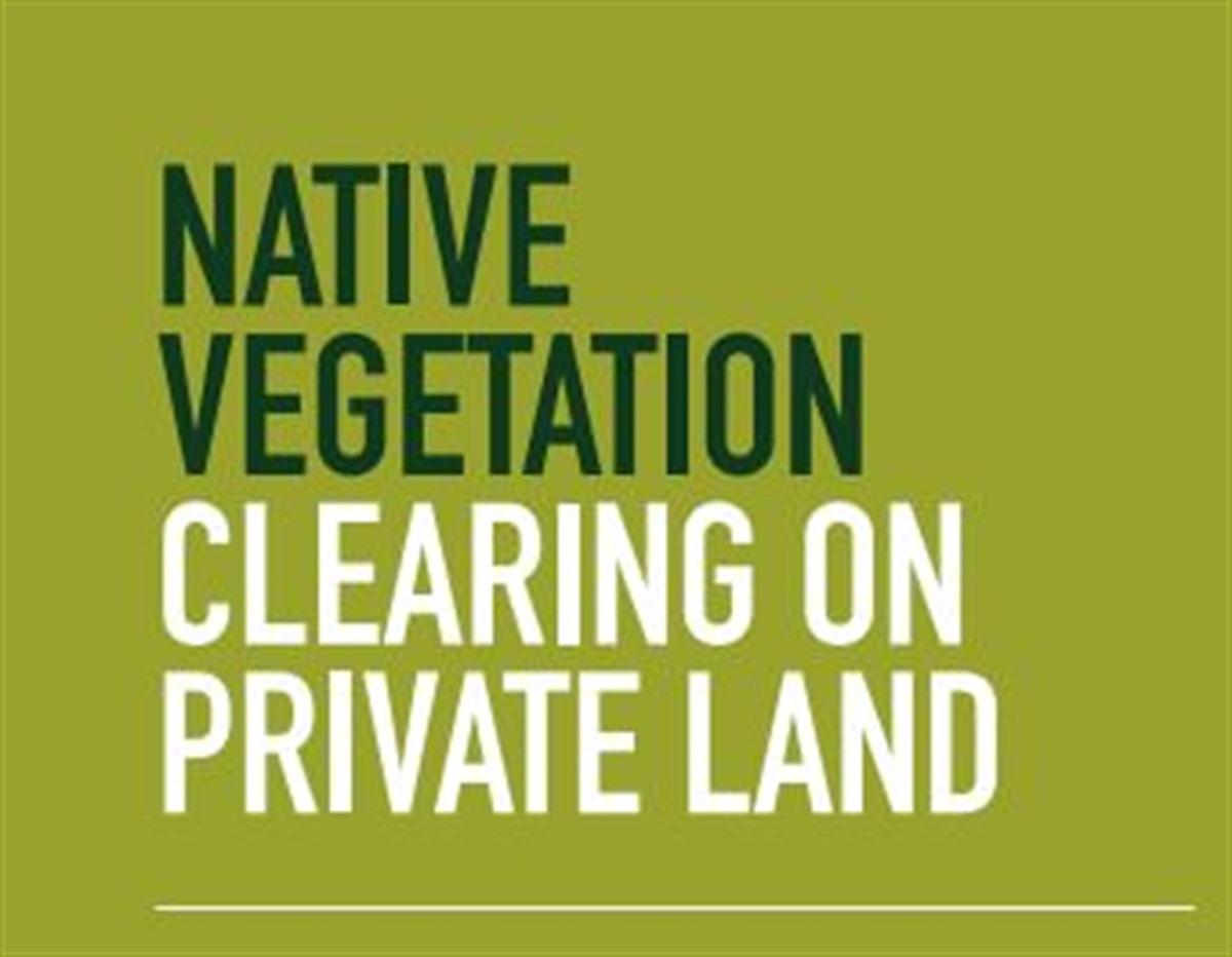 Free resource available to help protect our native vegetation
