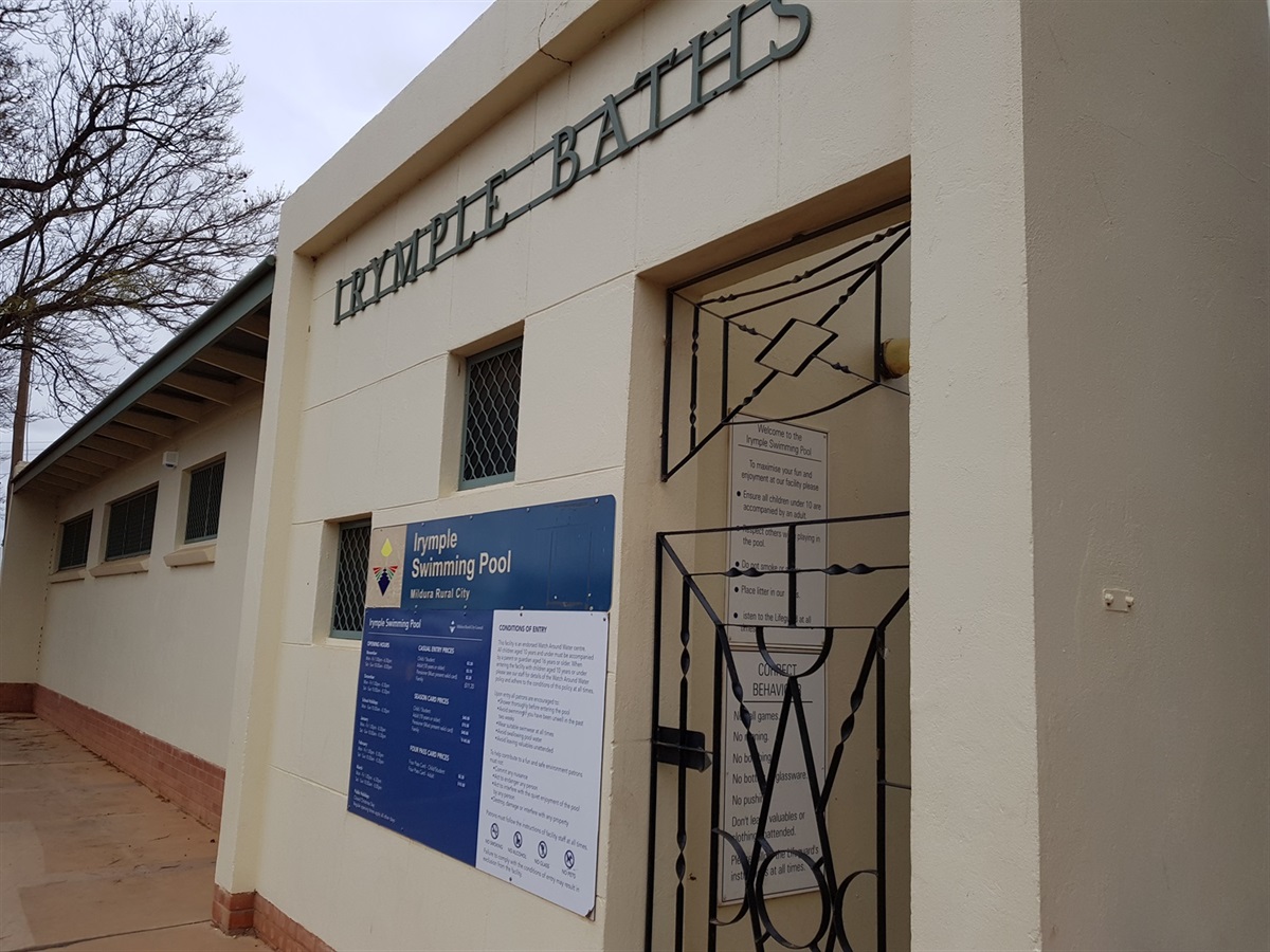 Major works at Irymple Swimming Pool