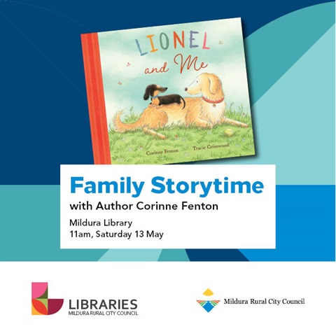 Award-winning author to feature in a special Storytime event