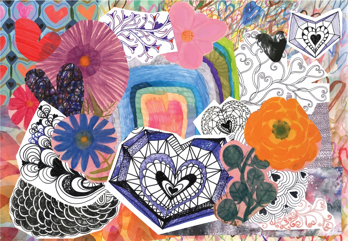 Social Drawing - World Collage Day - Mildura Arts Centre